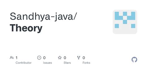 Github Sandhya Javatheory