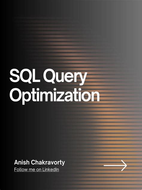 Sql Query Optimization Techniques Pdf