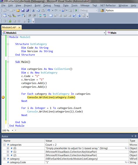 Net For Each Loop Iterates The First Empty Element Of A Collection