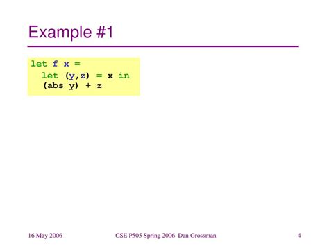 Csep505 Programming Languages Lecture 8 Types Wrap Up Object