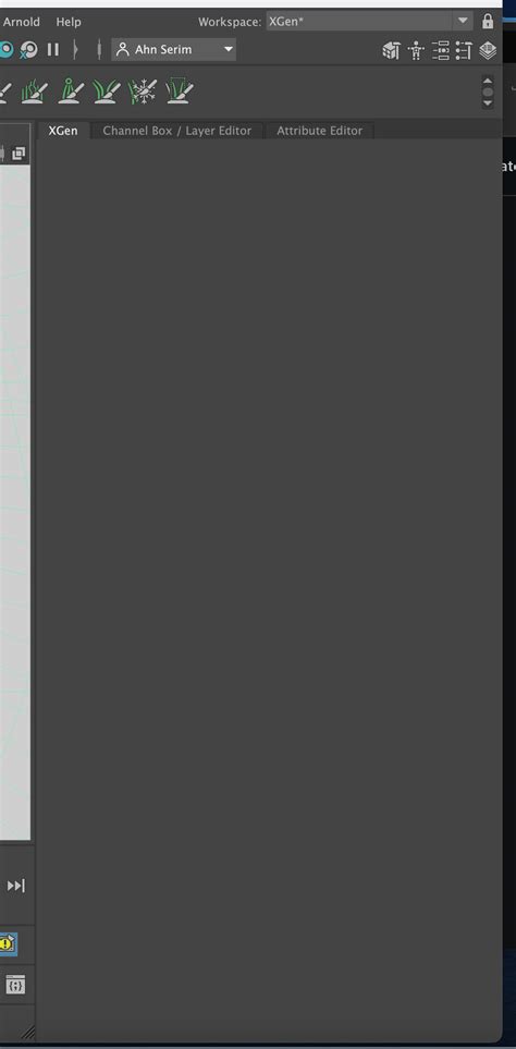 empty tab in xgen autodesk community