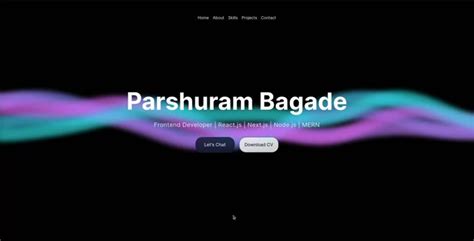 Parshuram Bagade On Linkedin Frontenddeveloper Nextjs