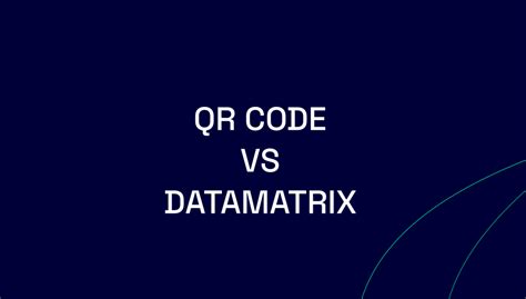 6 Différences Entre Qr Code Et Datamatrix