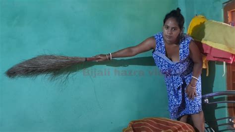 Floor Deep Cleaning Nighty Vlog Village Aunty Cleaning Home Desi