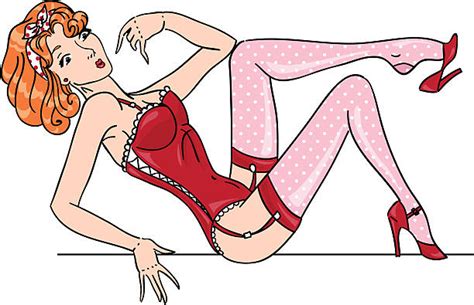 20 Pin Up Girl Human Leg High Heels Sex Symbol Stock Illustrations