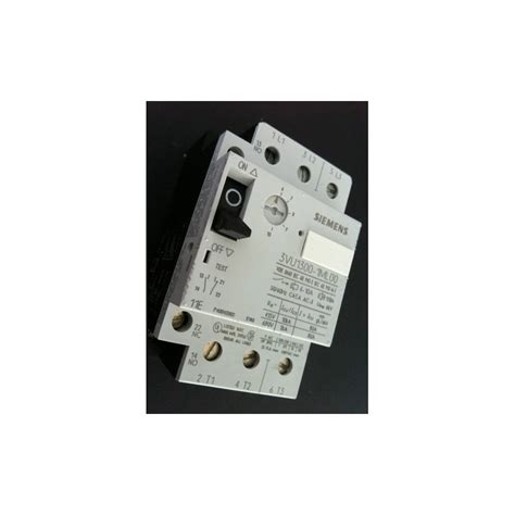 Siemens 3vu1300 1ml00 Motor Protection Circuit Breaker Specifications