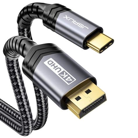 Cablu Adaptor Displayport La Usb C Jsaux 4k 60hz 2k 144 Hz