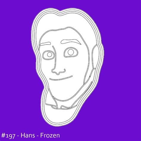 Stl File Frozen Hans Cookie Cutter 🍪・3d Print Model To Download・cults