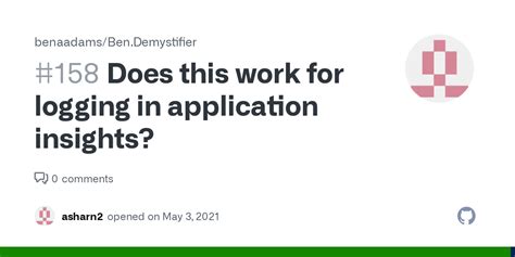 does this work for logging in application insights · issue 158