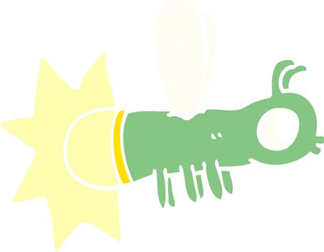 Cartoon Doodle Glow Bug 12180037 Vector Art At Vecteezy
