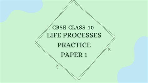 Cbse Class 10 Pyq Science 2025