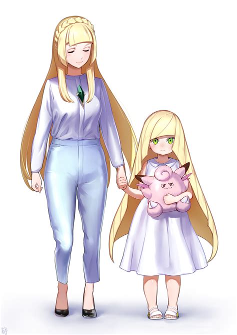 Lillie Lusamine And Clefable Pokemon And More Drawn By Iku Ikuchan Kaoru Danbooru