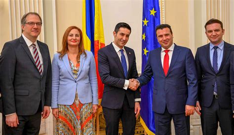 Средби на премиерот Заев во Парламентот и Сенатот во Букурешт Благодарност за едногласната