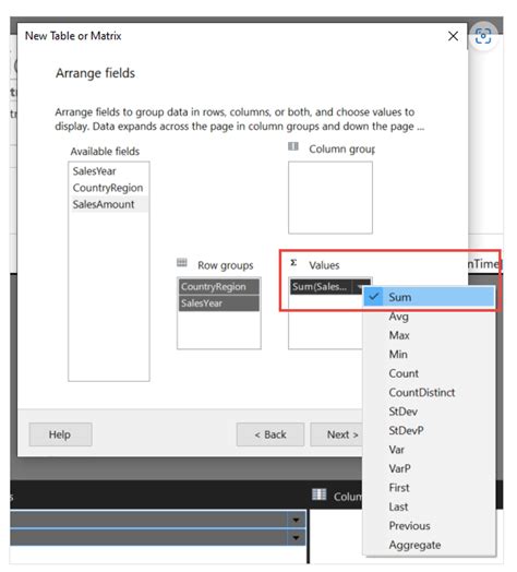solved grouping aggregating is not working on report buil microsoft fabric community