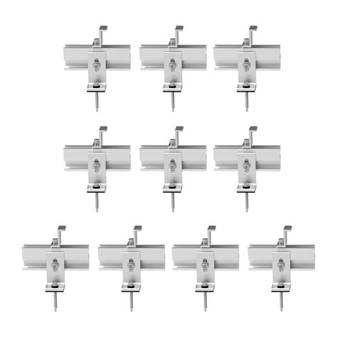 10pcs Practical Solars Panel Brackets Set Suitable For Flat Roofs Pitched Roofs Cement Roofs
