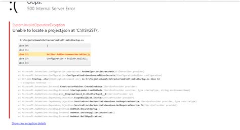 c unable to run asp core rc2 in iis stack overflow