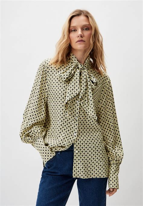 Блуза Tommy Hilfiger цвет желтый Rtladq259201 — купить в интернет