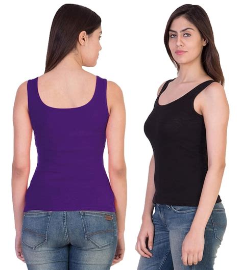 Premium Photo Women Sando Vest Tank Top Camisole Tops For Girls