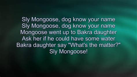 Sly Mongoose Demo Track Youtube