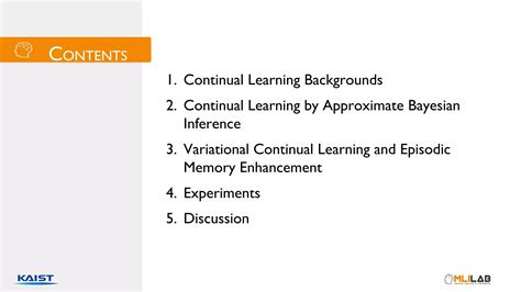 Continual Learning Variational Continual Learning Ppt