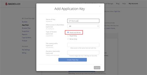 Remote Backups Create And Set Your Backblaze B2 Api Credentials Gridpane