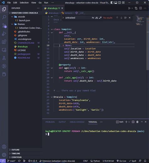 Sebastian Codes Dracula Visual Studio Marketplace