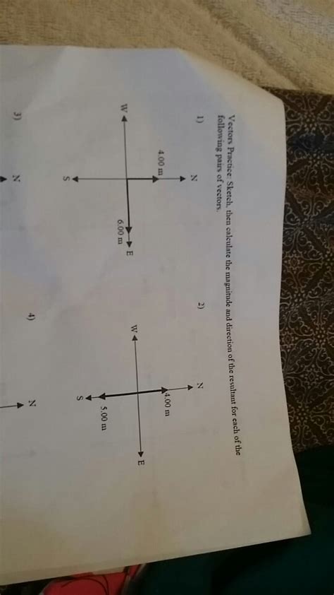 Solved Vectors Practice Sketch Then Calculate The Chegg