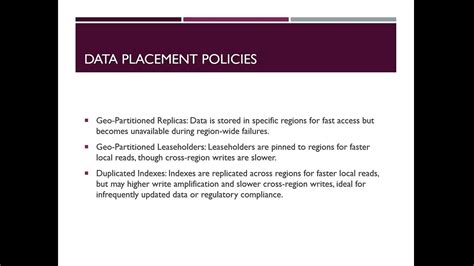 Crdb A Resilient Geo Distributed Sql Database Youtube