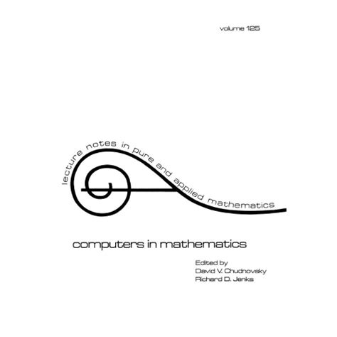 Computers In Mathematics No Shoptime