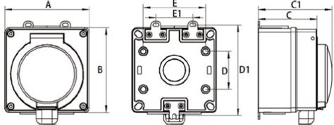 1 Gang Ip66 Nema 4 Australian Waterproof Switch Socket Saipwell
