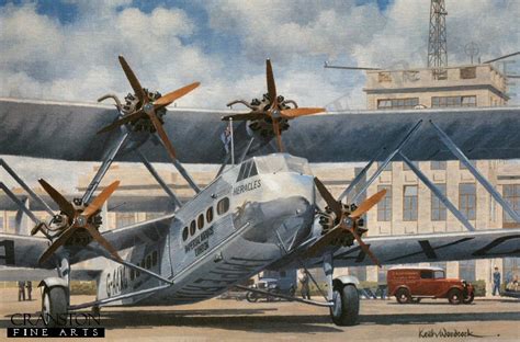 Handley Page H.P. 42 G-AAXC Heracles of Imperial Airways at Croydon by ...