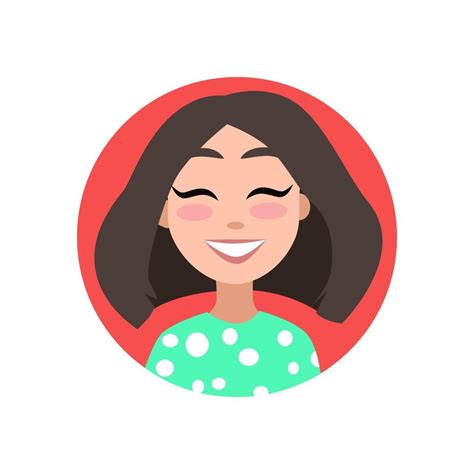 Perfil De Usuario Femenino Avatar Es Una Mujer Un Personaje Para Un