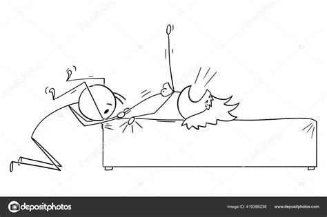 Vector Cartoon Illustration Of Kama Sutra Sex Pose Sexual Position Of