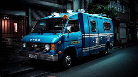 파란색과 흰색 구급차 파란색 구급차 고화질 사진 사진 바퀴 배경 일러스트 및 사진 무료 다운로드 Pngtree