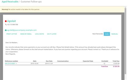 How To Automate Customer Follow Ups With Plans — Odoo 100 Documentation