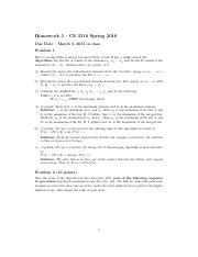 Homework 5 Solutions Pdf Homework 5 CS 3510 Spring 2016 Due Date March 3 2015 In Class