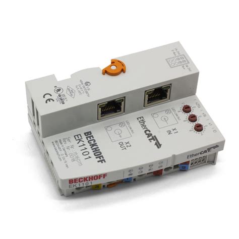Контроллер вводавывода Beckhoff Ek1101 Ethercat Coupler With Id Switch