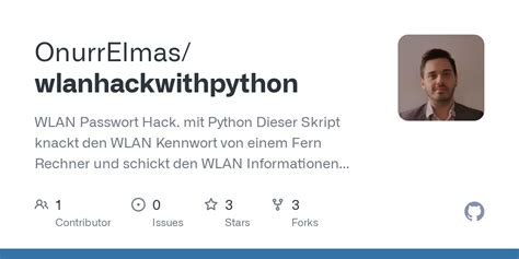 Github Onurrelmaswlanhackwithpython Wlan Passwort Hack Mit Python Dieser Skript Knackt Den