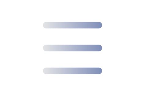 Hamburger Like Menu Gradient Ui Icon Solid Icons ~ Creative Market