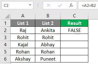 Compare Two Lists In Excel How To Compare Two Lists In Excel