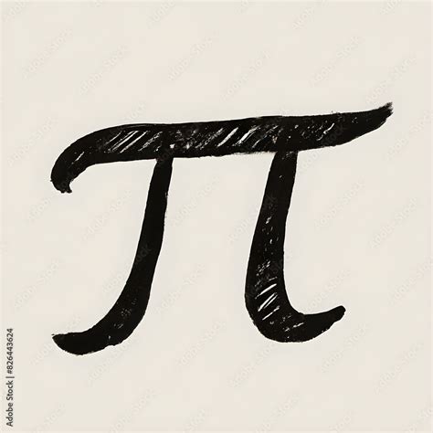Drawing Pi Symbol Stock Illustration Adobe Stock