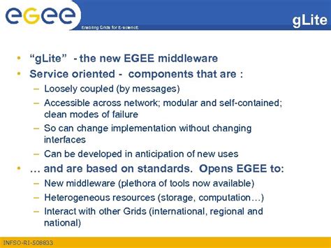 Enabling Grids For E Scienc E The EGEE Project