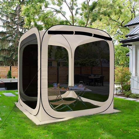 Hooyeah Pop Up Tent Screenhouse Portable Screened Tent Camping Canopy Foldable