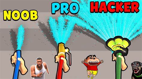 SHINCHAN NOOB VS PRO VS HACKER IN PRESSURE WASHING RUN WITH FRANKLIN CHOP DREAM SQUAD YouTube