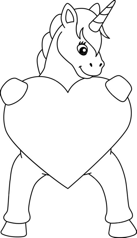 Silueta De Unicornio Para Imprimir Unicornio Para Colorear Vectores