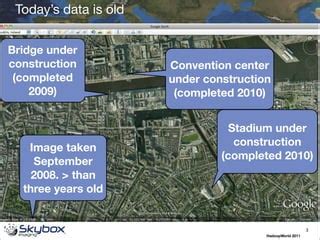 Hadoop World 2011 Indexing The Earth Large Scale Satellite Image Processing Using Hadoop