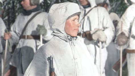 Den Hvite Døden Vinterkrigen Vinterkrigen Simo Häyhä Var Den Hvite