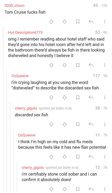 Fish Looking Disheveled Vs Discarded Sex Fish Rbrandnewsentence