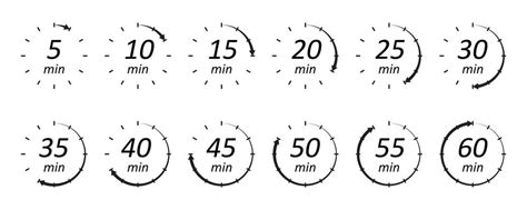 1 Minute Timer Vector Art Icons And Graphics For Free Download