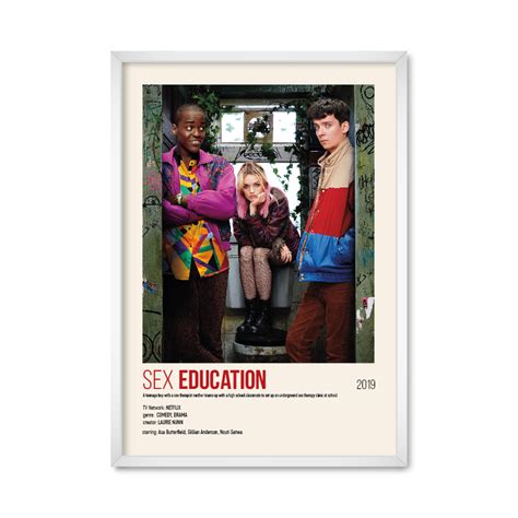 Купить постер к фильмам и сериалам Sex Education Мой Постер